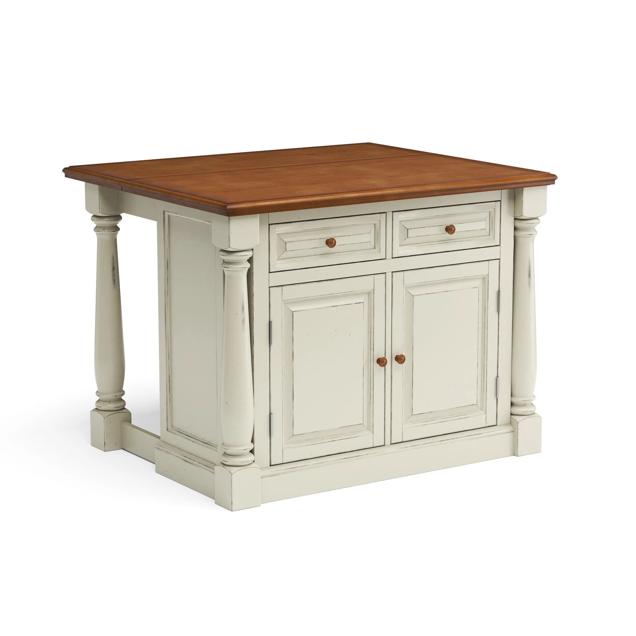 Monarch Kitchen Island - Levin Furniture And Mattress